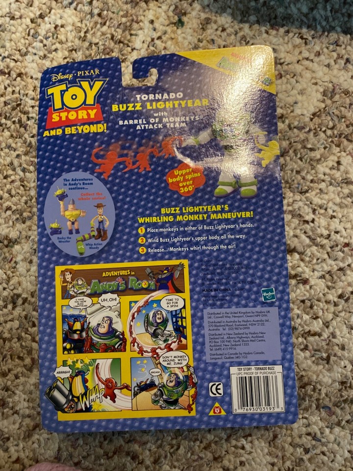 Toy Story Beyond Tornado Buzz Lightyear Hasbro Figure New 2002 Disney ...