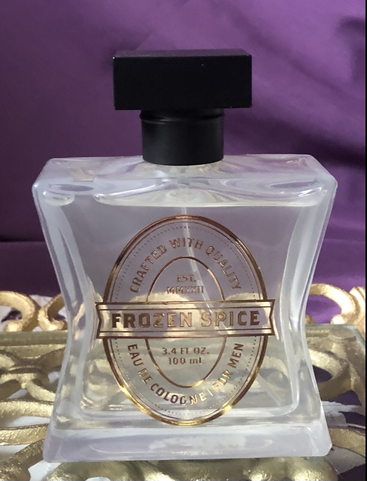 ~ Rare! Set Of 2 Tru Fragrance Men's ~ Frozen Spice ~ 3.4 oz. Eau de ...