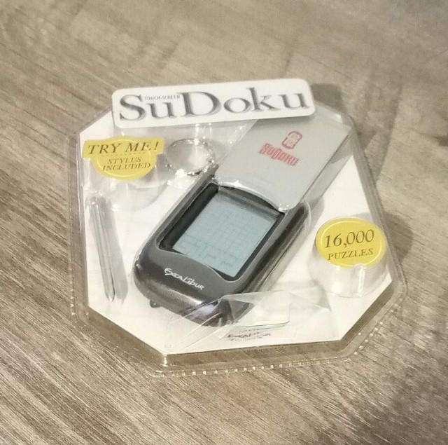 Sudoku Handheld Electronic Key Chain Game Excalibur for sale online | eBay