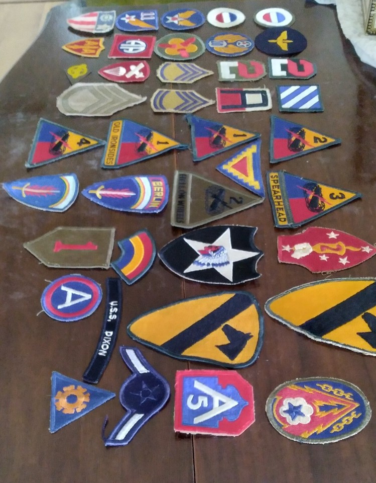 Vintage Genuine Military Patch Collection (40 Patches) | eBay