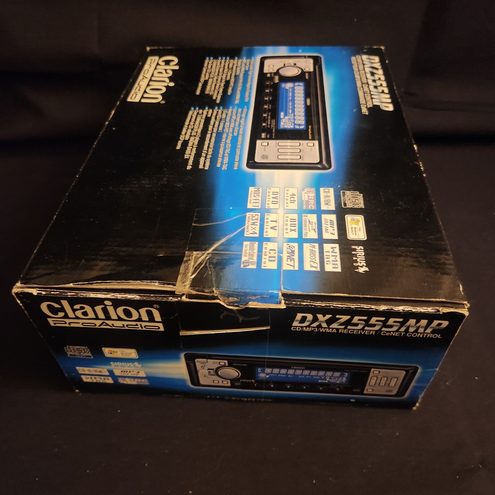 CLARION PROAUDIO DXZ555MP CD PLAYER RECEIVER CAR STEREO DECK for sale ...