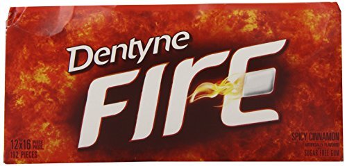 Dentyne Fire Spicy Cinnamon Sugar-Free Gum, 12 Pack | eBay