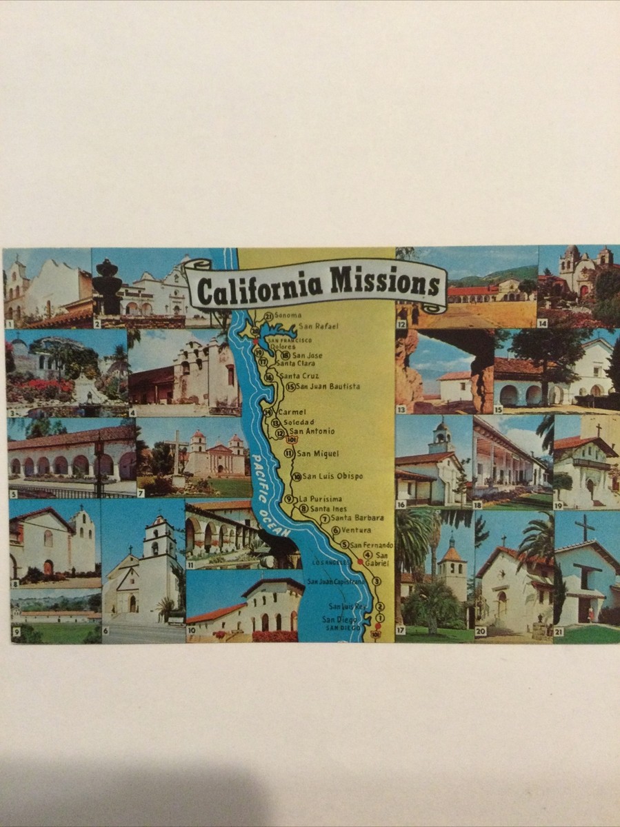 Map Spanish Missions