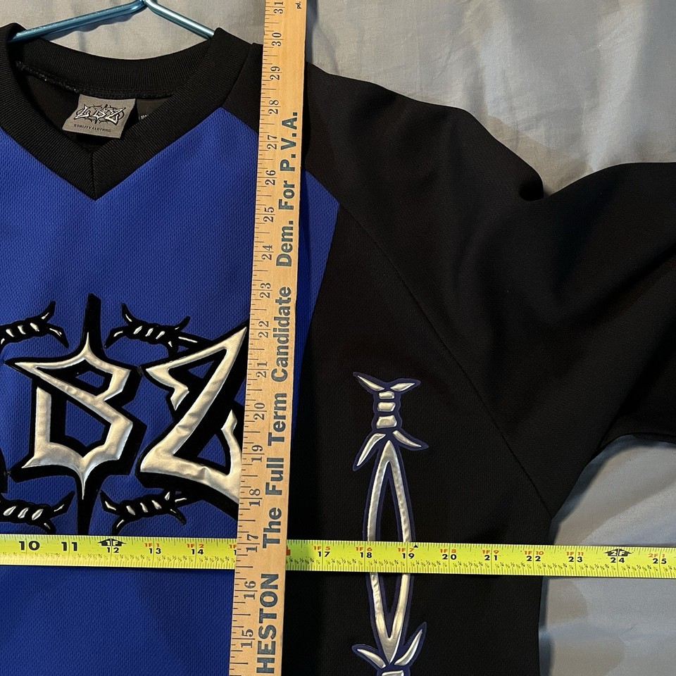 LBZ Wired Riding Jersey Blue Size XL Motorcross Long Sleeve Y2K ...