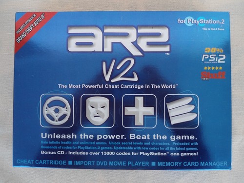 Sony PlayStation 2 PS2 Action Replay AR2 V2 NTSC-J JAP con scatola e bonus CD 7194801845847| eBay