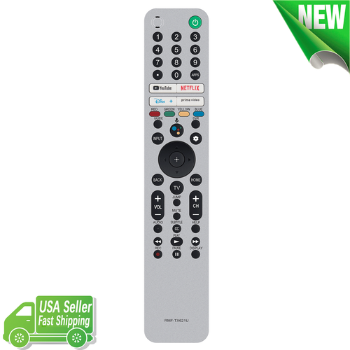 RMF-TX621U Voice Remote Control Replaced for Sony TV XR-55A90J XR ...