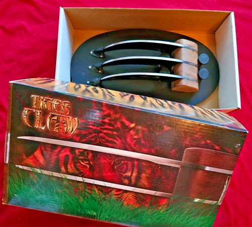 TIGER CLAW 3 BLADE KNIFE BY DONALD BUDD MASTER CUTLERY NIB | eBay