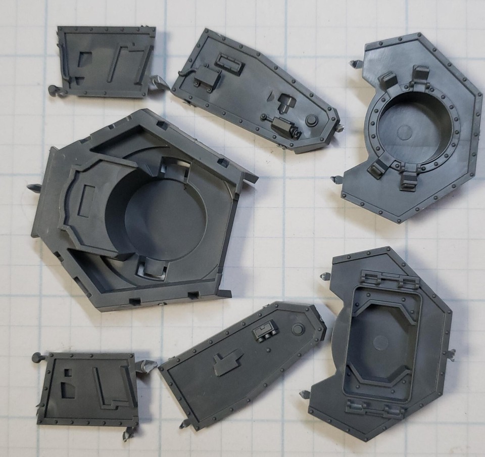 30k Solar Auxilia Bits Horus Heresy Leman Russ ASSAULT Turret NO GUN | eBay