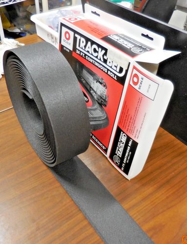 WOODLAND SCENICS O SCALE TRACK BED - 24 FT. ROLL - NEW (MHS) | eBay