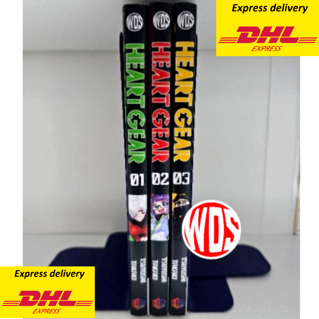 Heart Gear Manga English Version by Tsuyoshi Takaki Vol 1-3 Comic Book ...