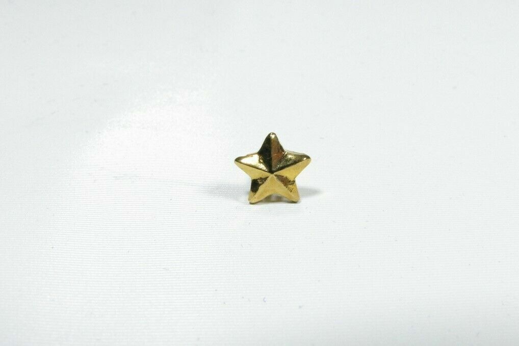 New Single Pronged 3/16" Gold Star Device for Military Medals Ribbons ...