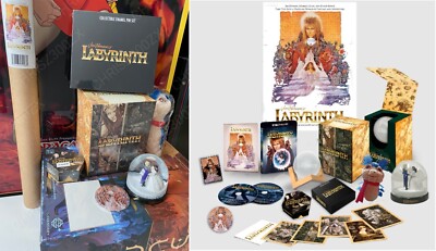 Labyrinth Blu-Ray Deluxe Limited Collector's Edition 4K UHD Snow Globe ...