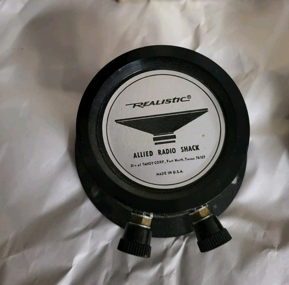 🔊Vintage Realistic / Radio Shack Compression Horn Tweeter #40-1274 W ...