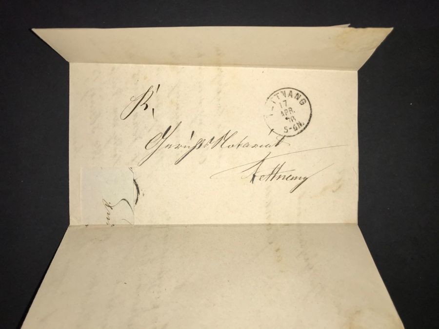 Württemberg cover Tettnang 1876 double use | eBay UK