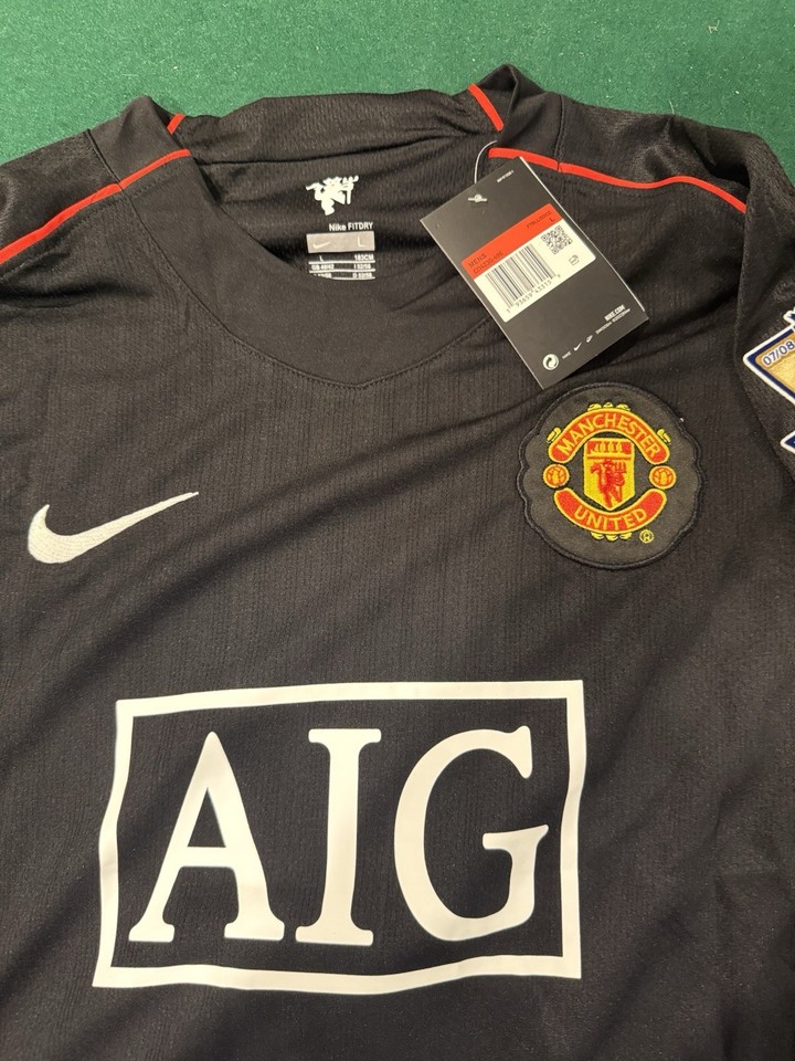 Cristiano Ronaldo Manchester United 2007-2008 Retro Jersey Men’s Large #7 UCL | eBay