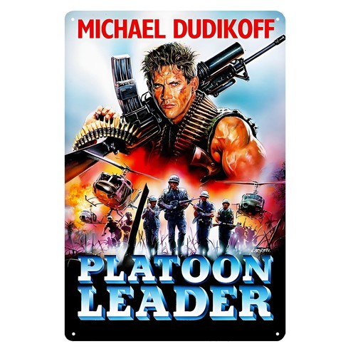 Platoon Leader Movie Metal Poster Collectable Tin Sign - Size:20x30cm ...