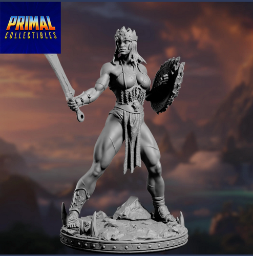 Female Barbarian Warrior Mini | Amazonian Gladiator Woman | Primal ...