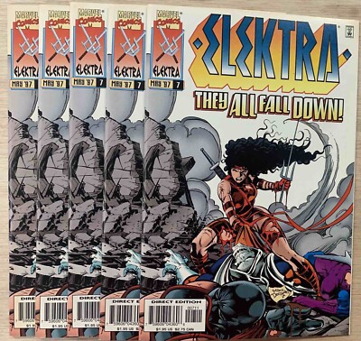 5 LOT ELEKTRA VOL 2 #7 Machete (Alfonso Lopez) (First appearance) (1997 ...