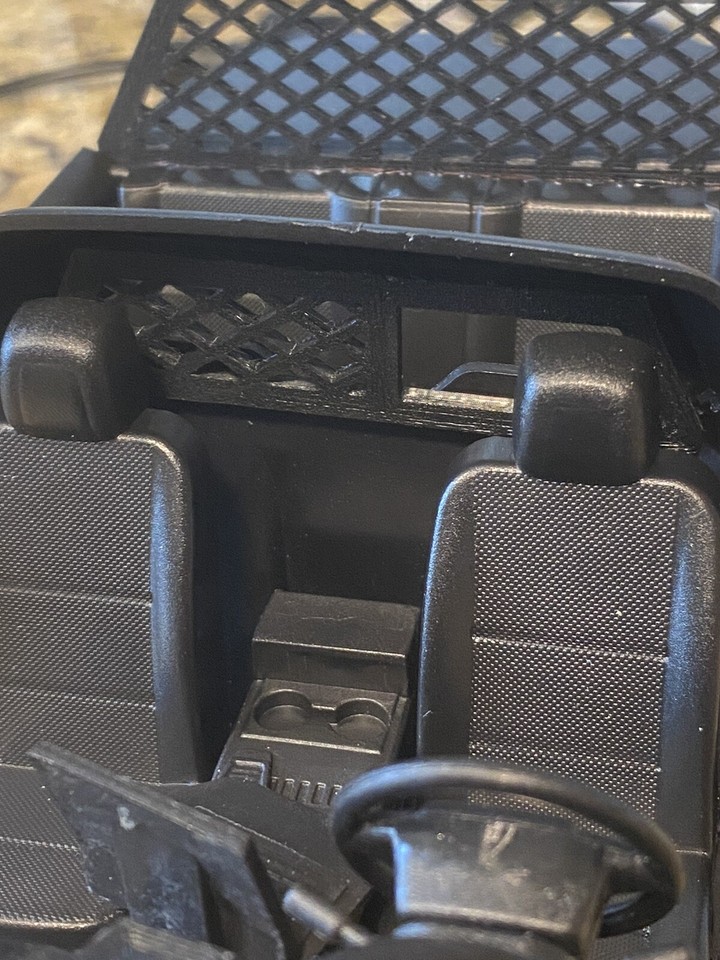 1/18 Ford Explorer Police Prisoner Cage/Partition Panel Lights Diorama ...