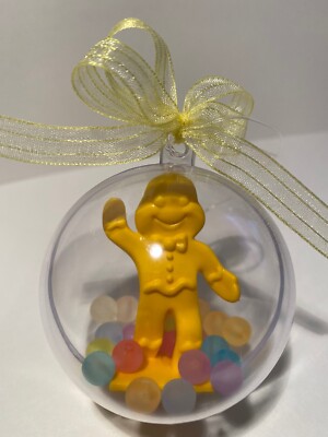 Candyland Ornament Yellow Gingerbread Man Handmade | eBay