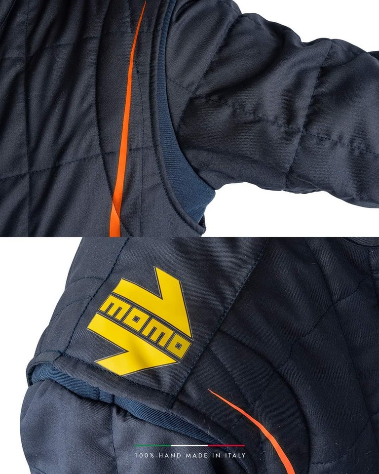 Momo Fireproof Racing Suit - PRO LITE - Navy Blue (FIA Approved) | eBay UK