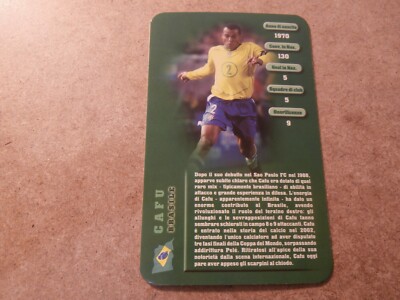 CAFU, TRADING FOOTBALL ROOKIE CARD, COLLECTOR (JT29) | eBay