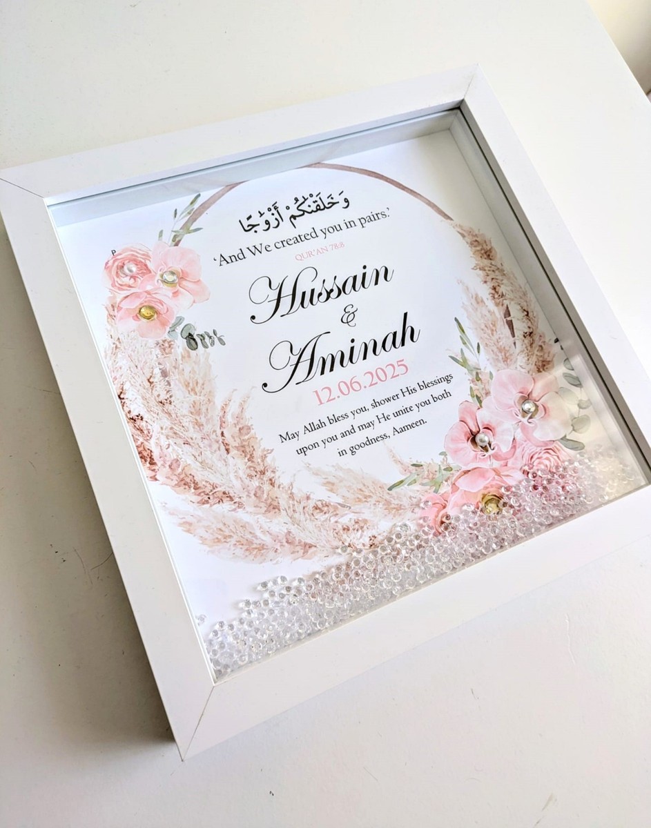 Shadow Box Frame Wedding Flower Framing 3D Shadow Box
