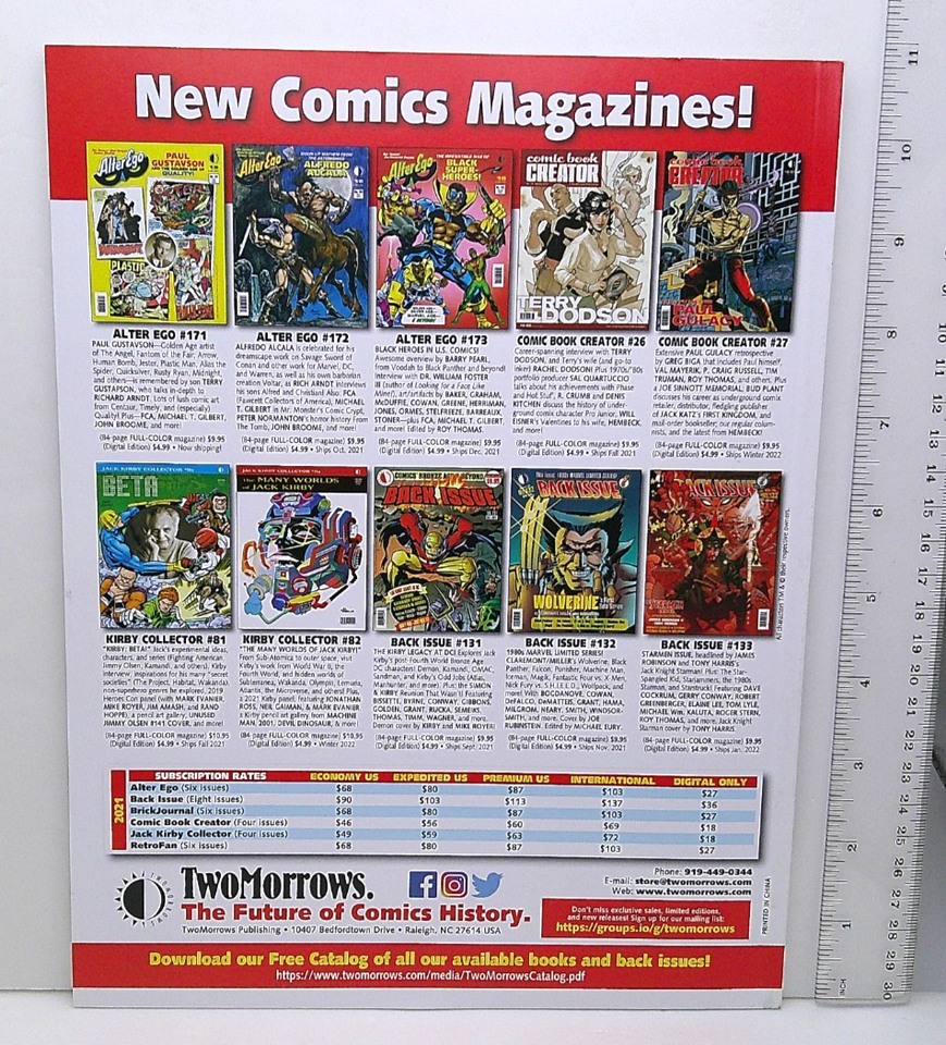 Back Issue Magazine #130 2021 DC Super-Stars Society Wonder Woman ...