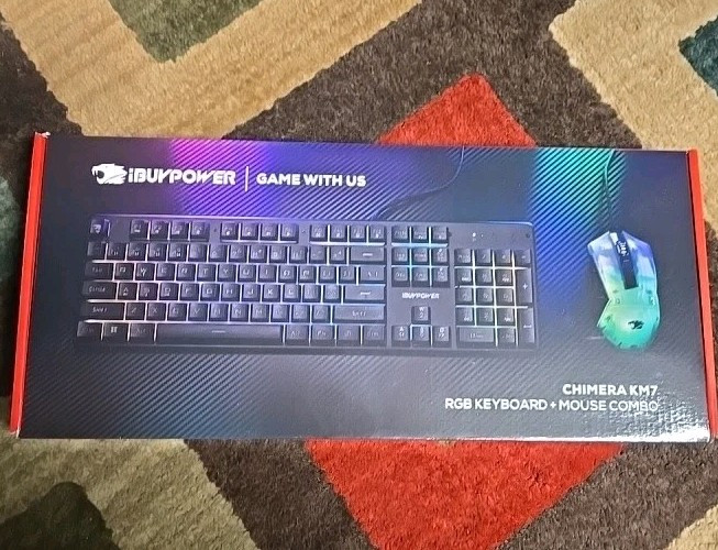 NIB iBUYPOWER PC GAMING Chimera KM7 RGB Keyboard and Mouse Combo | eBay