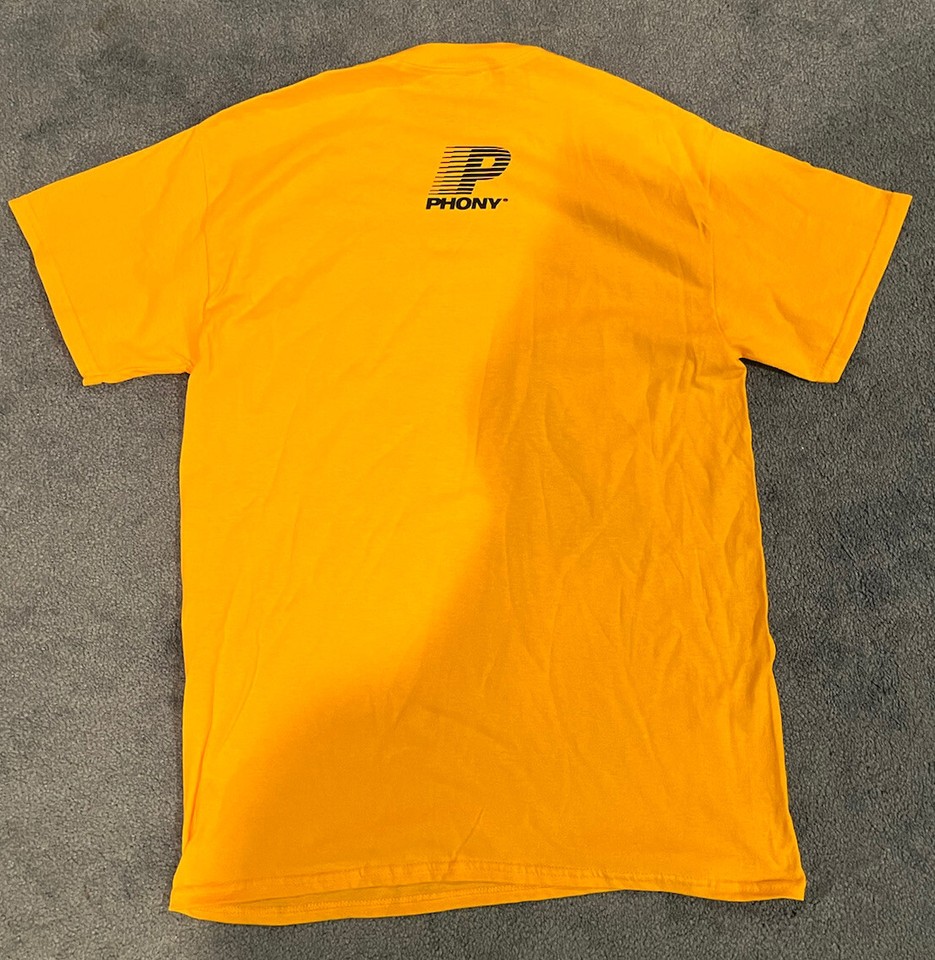 PHONY (aka Neil Berthier) yellow band shirt, size medium | eBay