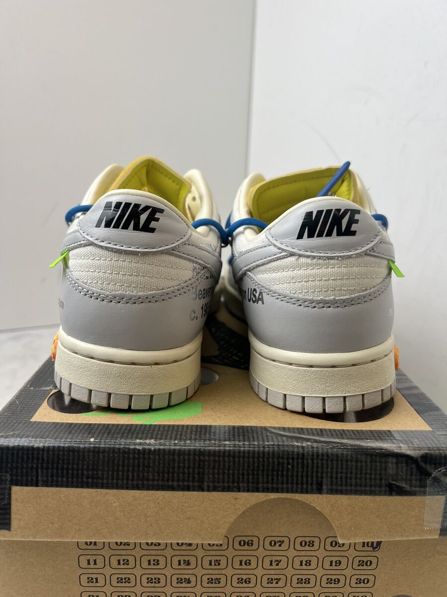 Nike Dunk Low Off White Lot10 size 8.5 DM1602-112 OG Retro Nike Dunk Low Off White Lot10 size 8.5 DM1602-112 OG Retro