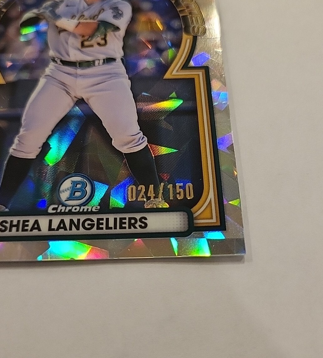2023 SHEA LANGELIERS Bowman Chrome Atomic 024/150 RC Rookie of the Year Favorite | eBay