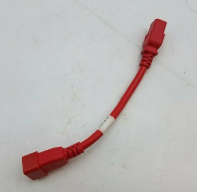 Yung Li YC-18 YP-33 AC Power Cord E152635 1ft 12in 20A 250V 12AWG Red ...
