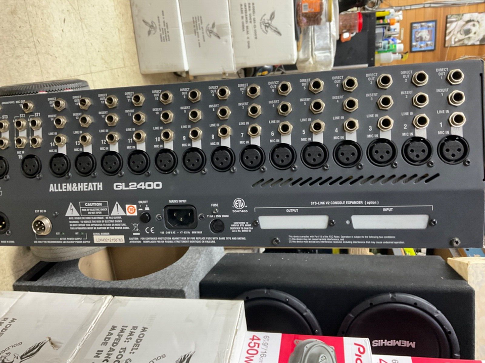 Allen & Heath GL2400 32 Channel Console Mixer | eBay