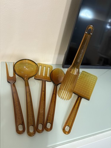 Vtg Lot- 6 UltraTemp Amber Kitchen Utensils Robinson Knife Co-Made in ...
