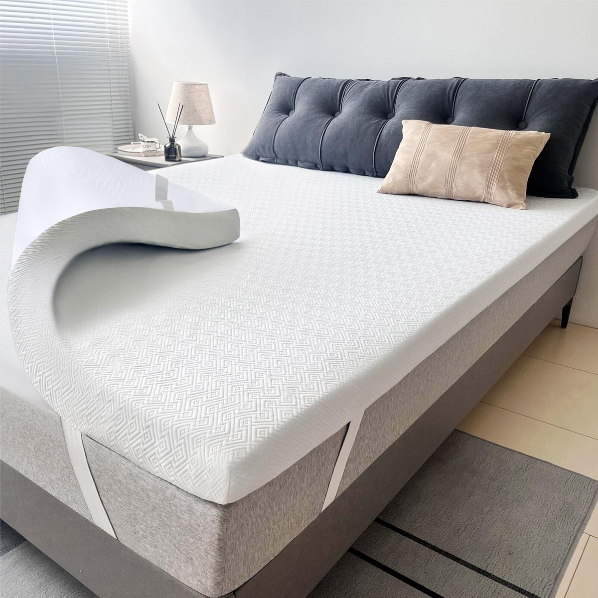 High density memory foam topper store