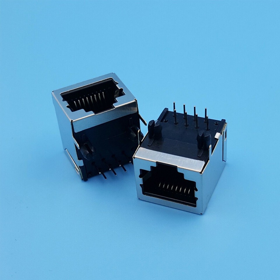 20Pcs RJ45 8P8C Network Ethernet PCB Mount 8Pin Female socket connector ...