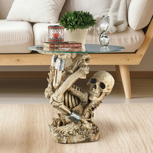 Design Toscano The Contortionist Skeleton Side Table | eBay