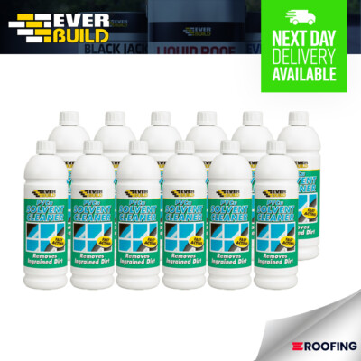 12x PVCu Solvent Cleaner 1L Removes Dirt Mark Frames Trim And Cladding ...