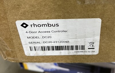 Rhombus Systems 4 DOOR CONTROLLER DC20 Control Unit | eBay