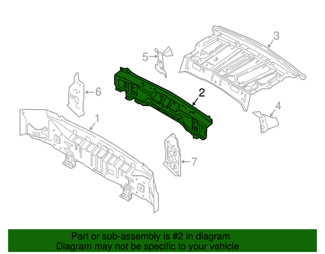 Genuine Volvo OE Rear Section 31424650 for sale online | eBay