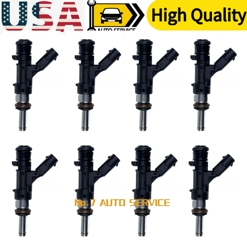 8 Fuel Injectors 0280158142 for Mercedes-Benz C63 ML63 AMG W216 W204 ...