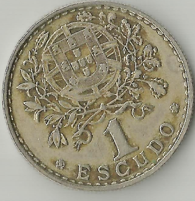 Portugal 1 Escudo 1961 KM578, Cir. Coin Combined shipping # 5 | eBay