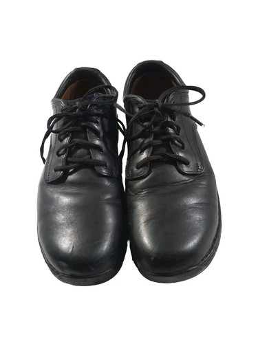 Red Wing Mens Sz 10 Steel Toe Oxford 6703 Black Leather Lace Up Low Top ...