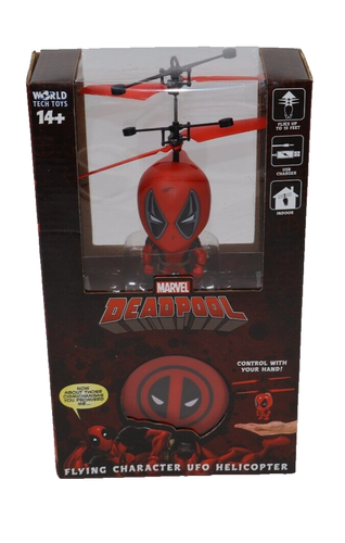 Marvel Deadpool Flying Character UFO Helicopter Control With Your Hand ...