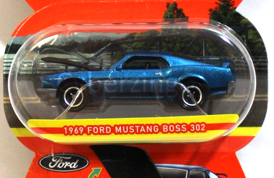 Matchboox 1/64 1969 Ford Mustang BOSS 302 Moving Parts W/Opening Hood ...