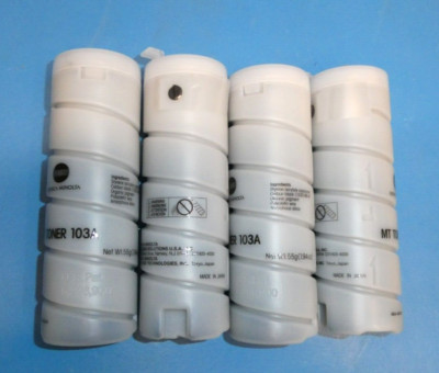 4PK Genuine Konica Minolta Copier Toner 8935-802 MT Toner 103A | eBay