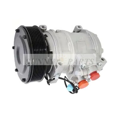 12V 5110511 A/C Compressor fits Mahindra Tractor 2555 2565 4510-Eff 3 ...