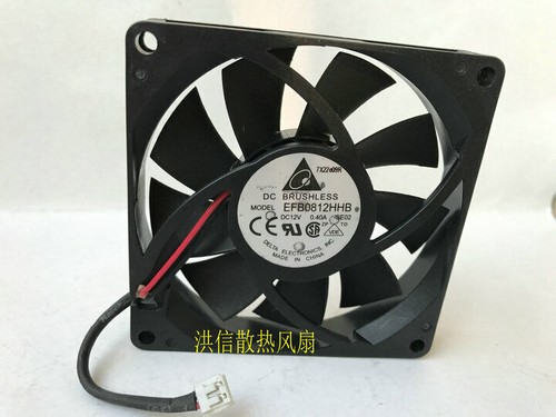 1 PCS EFB0812HHB DC12V 0.40A 8015 8CM 2 pin Double #E1* | eBay