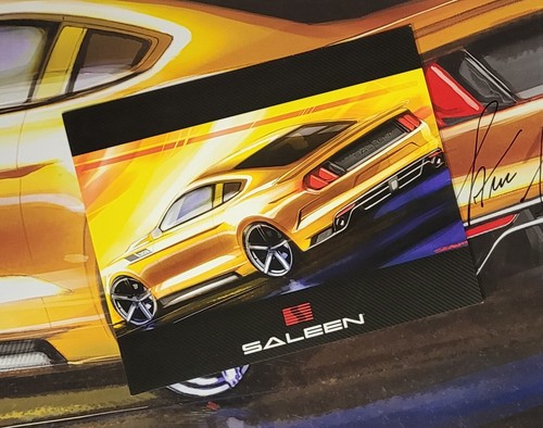 2015 SALEEN S302 BLACK LABEL MUSTANG POSTER CARD | eBay